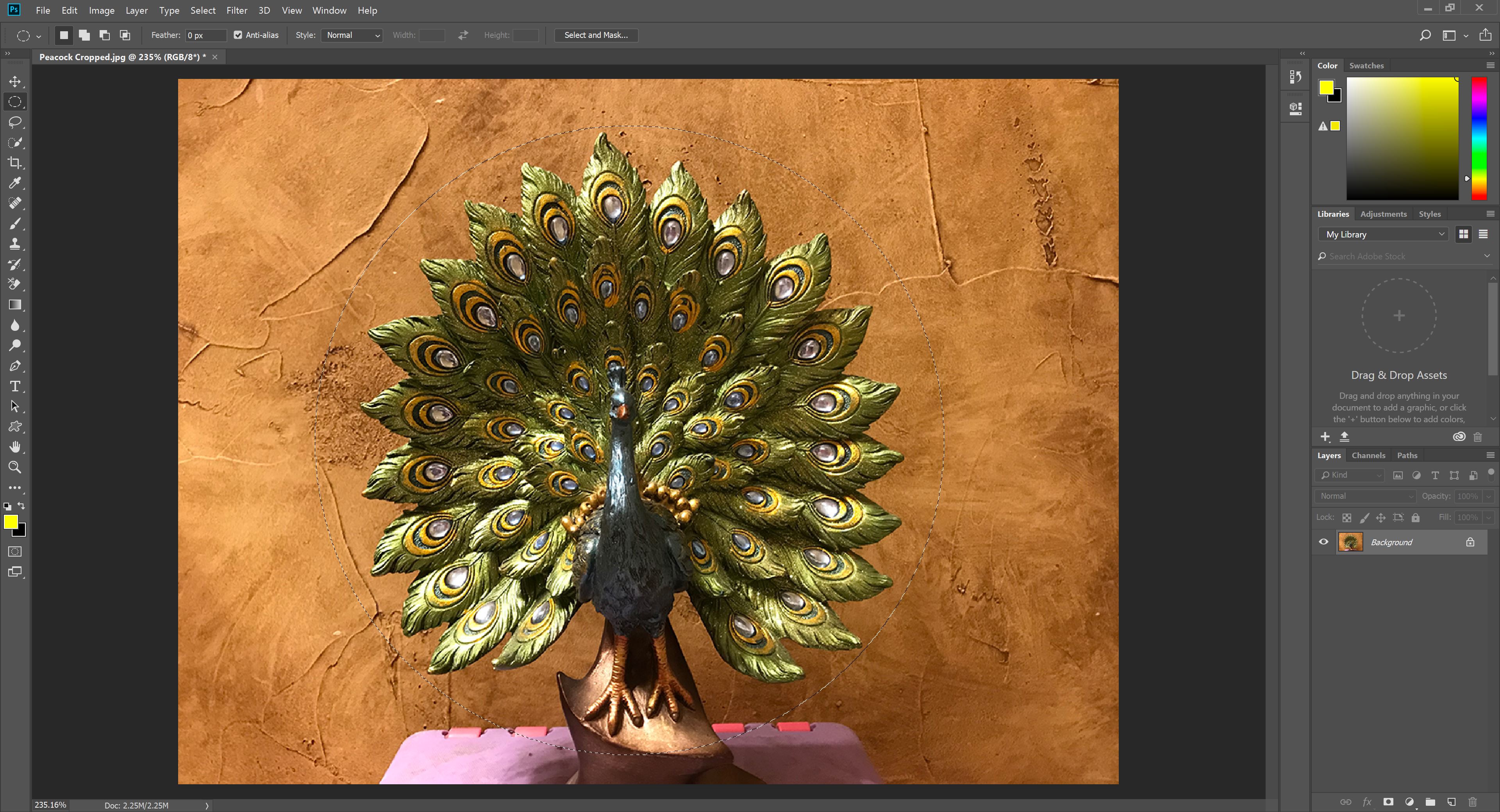 How to Crop a Circle (PhotoShop Tutorial) | chrismcmullen