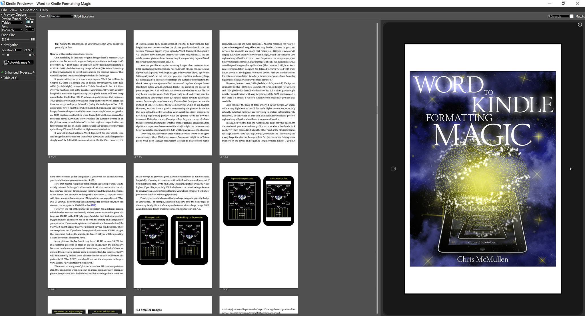 Update to Amazon’s Downloadable Kindle Previewer 3 | chrismcmullen