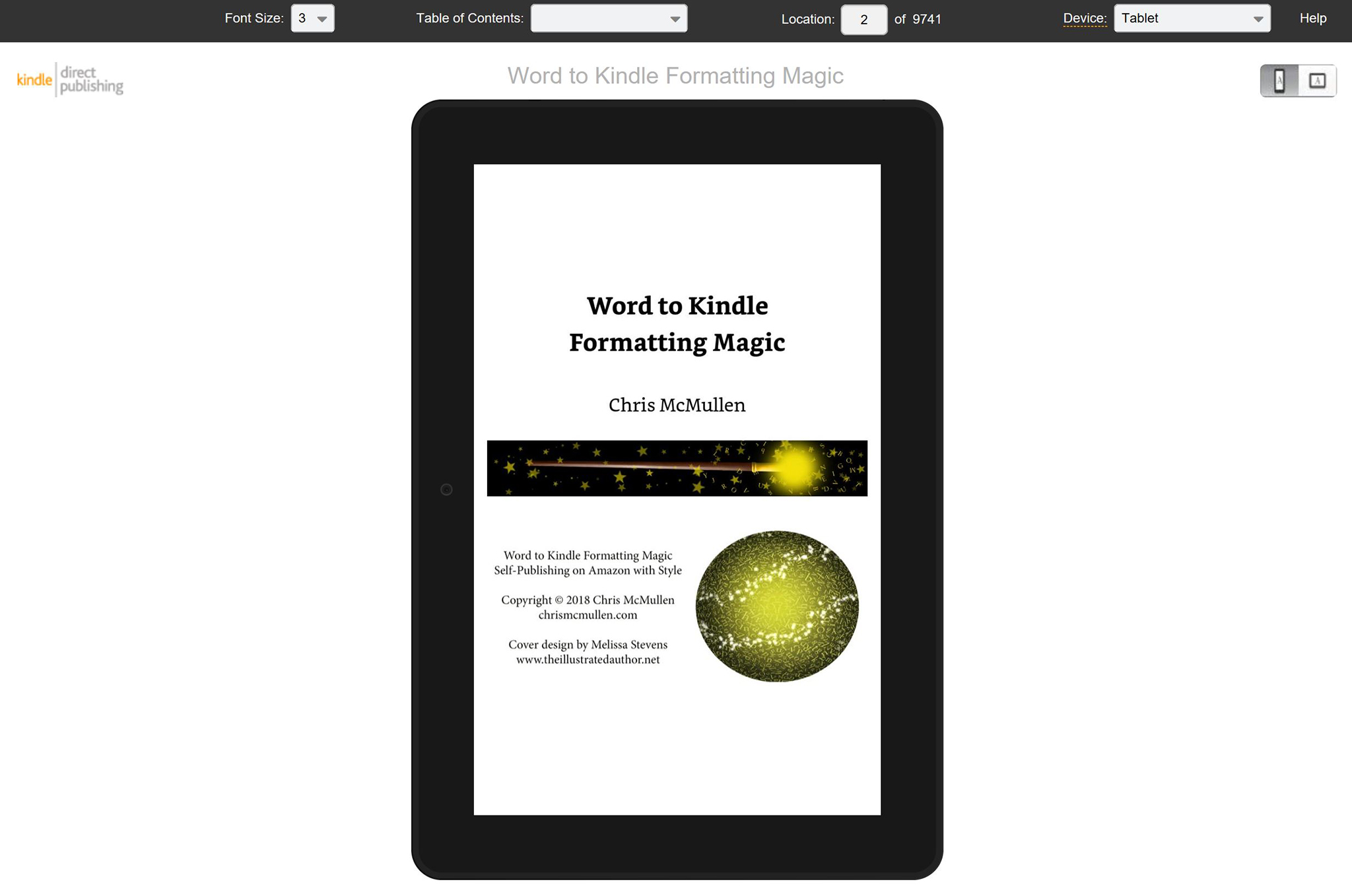 How to Preview Your Kindle eBook #pubtips | chrismcmullen