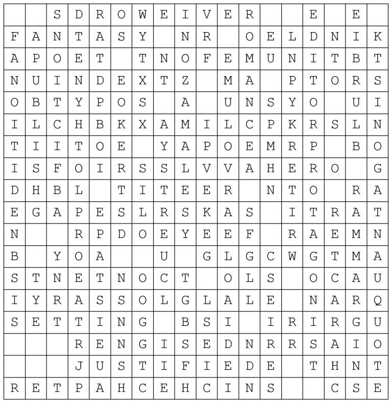 Word Search Puzzle for Book Lovers (Plus, How to Make One) | chrismcmullen